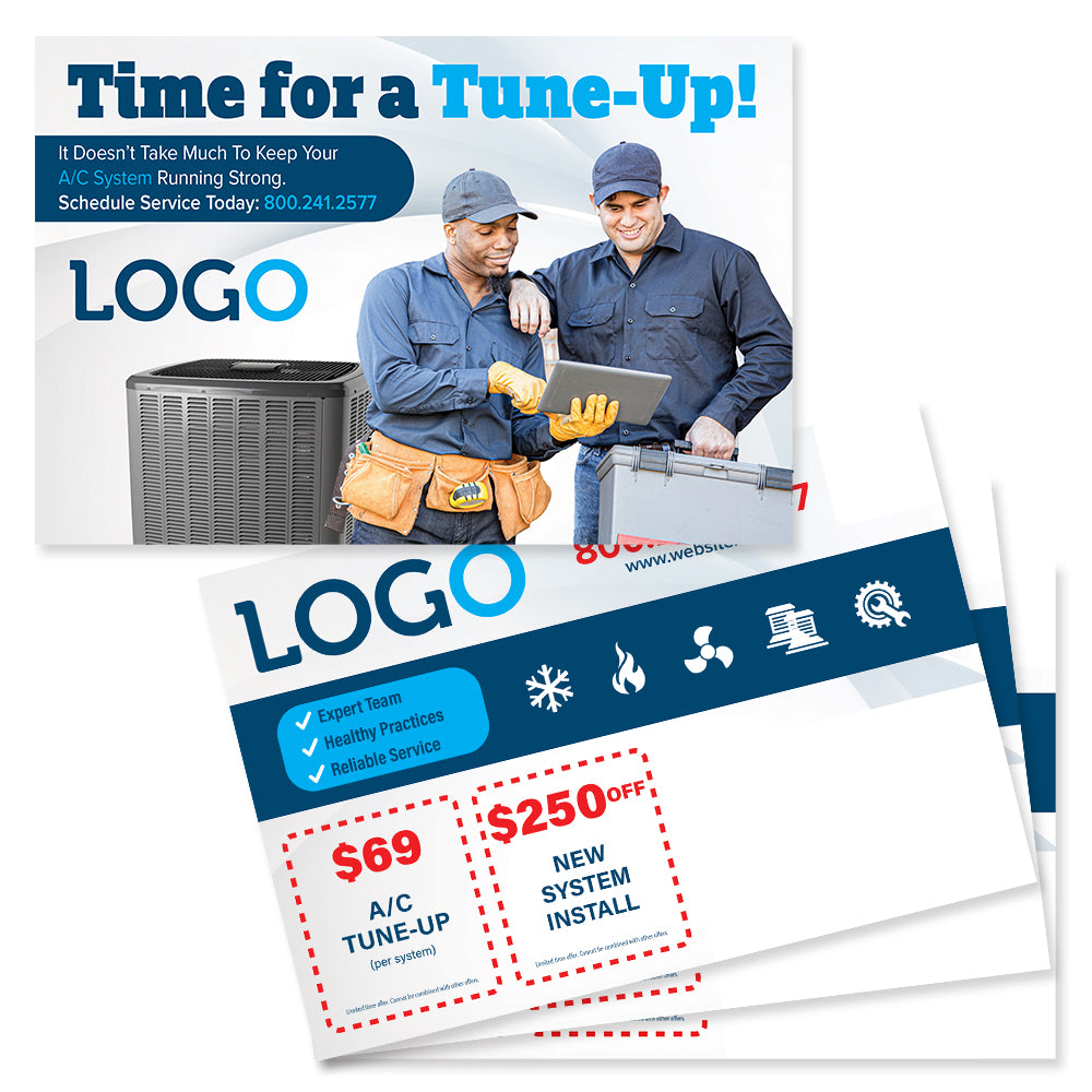Air Conditioning HVAC Postcards - Design Print Service – Footbridge ...