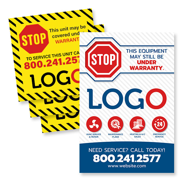 Stickers for HVAC company - Design & Print Service - FREE Shipping ...