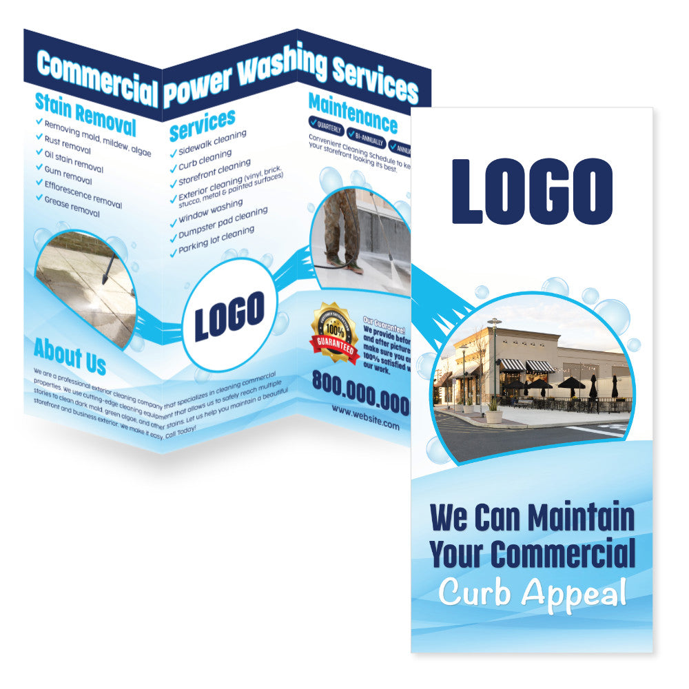 Pressure Washing Brochures | Print Design for Power Washing ...