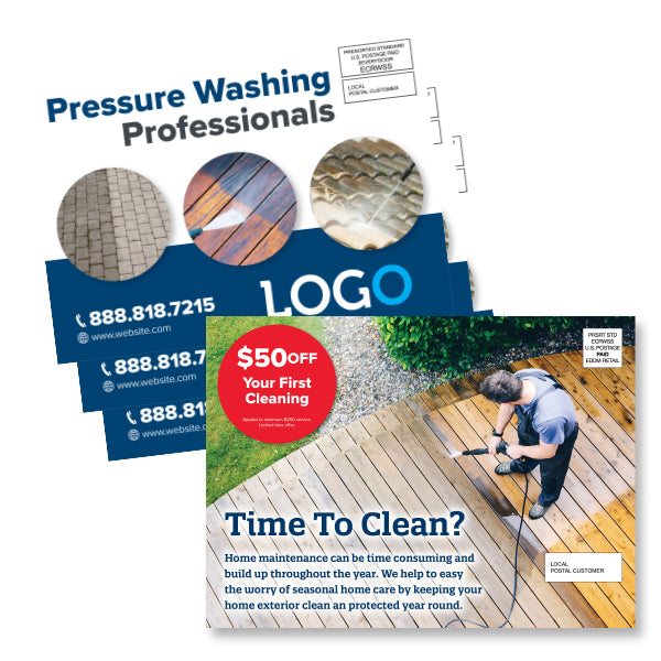 EDDM Postcards for Pressure Washing - Power Washing EDDM Designs ...