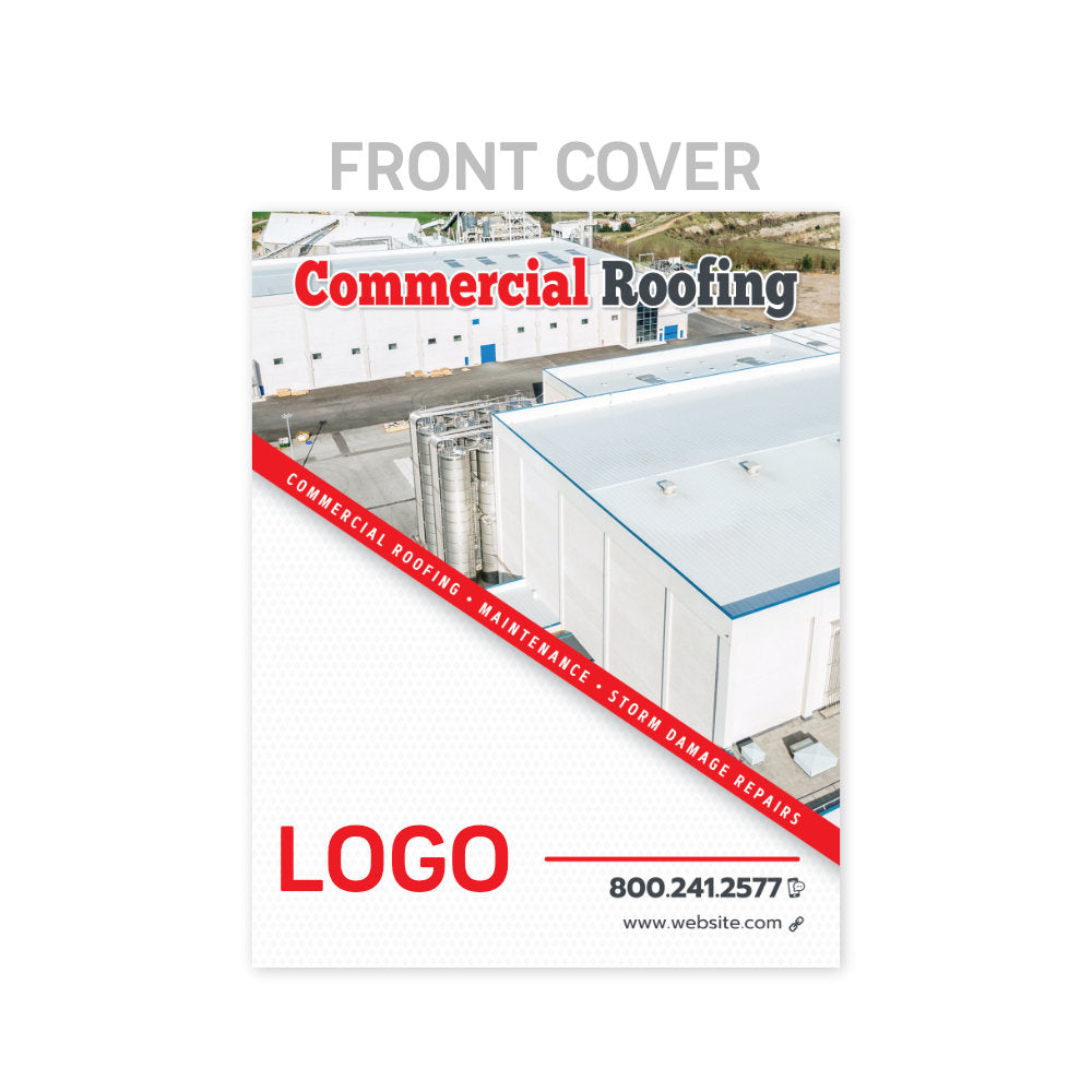 Commercial Roofing Contractor Booklet Design - Roofer Booklet Printing ...