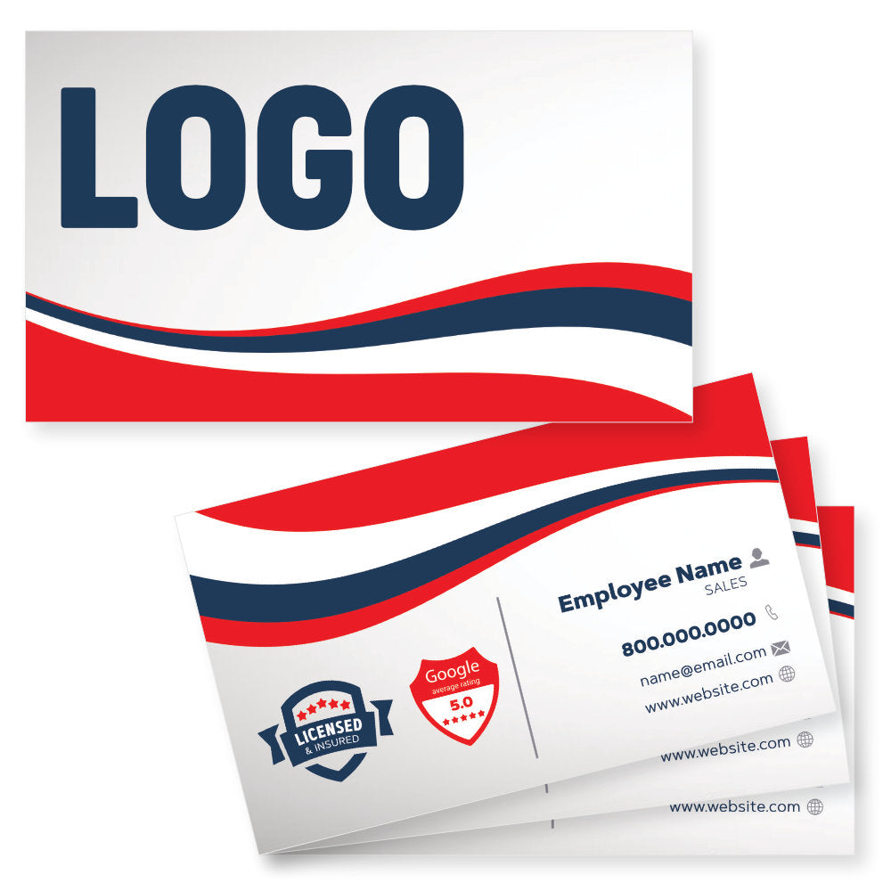 Contractor Business Card - Service business card design Print ...