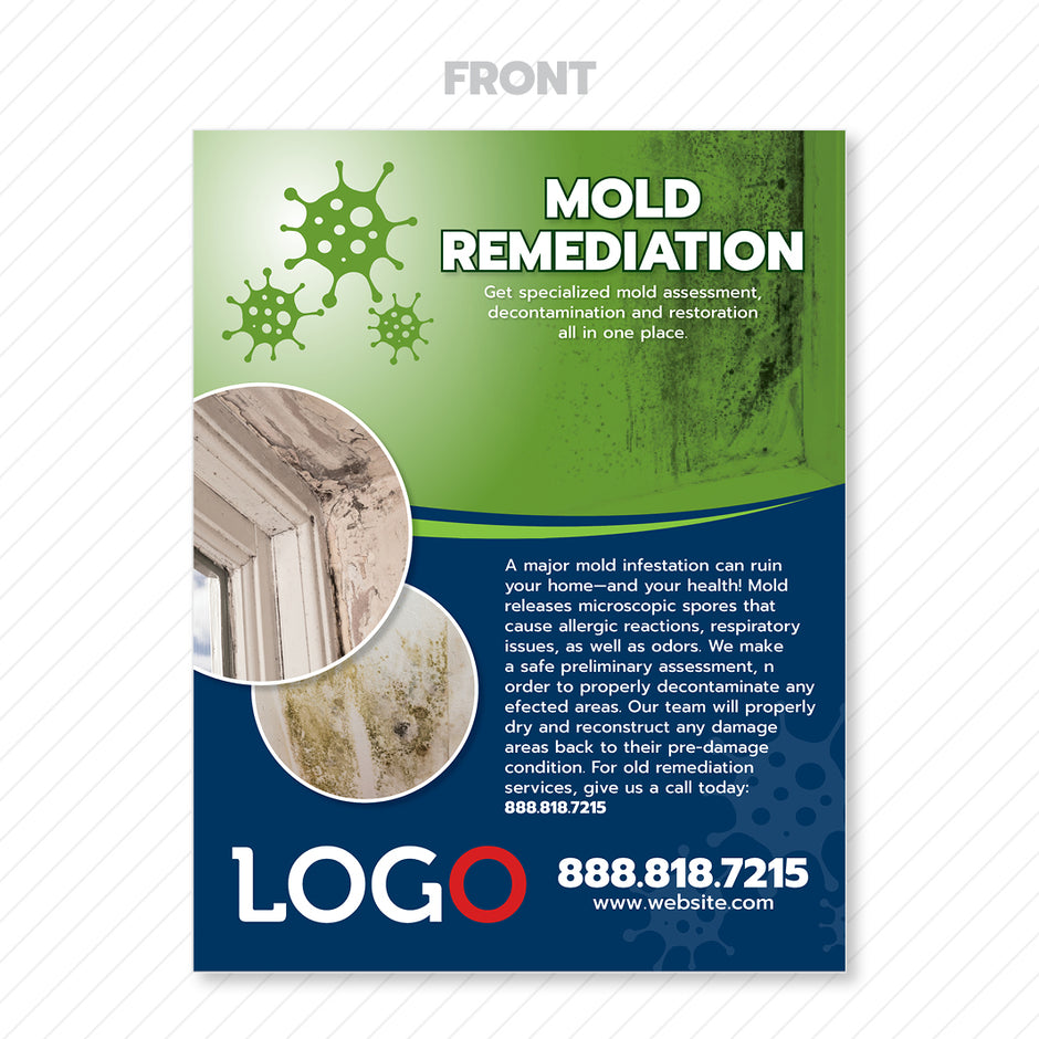 Restoration Contractor Flyers - Print Design Flyers – Footbridge Marketing