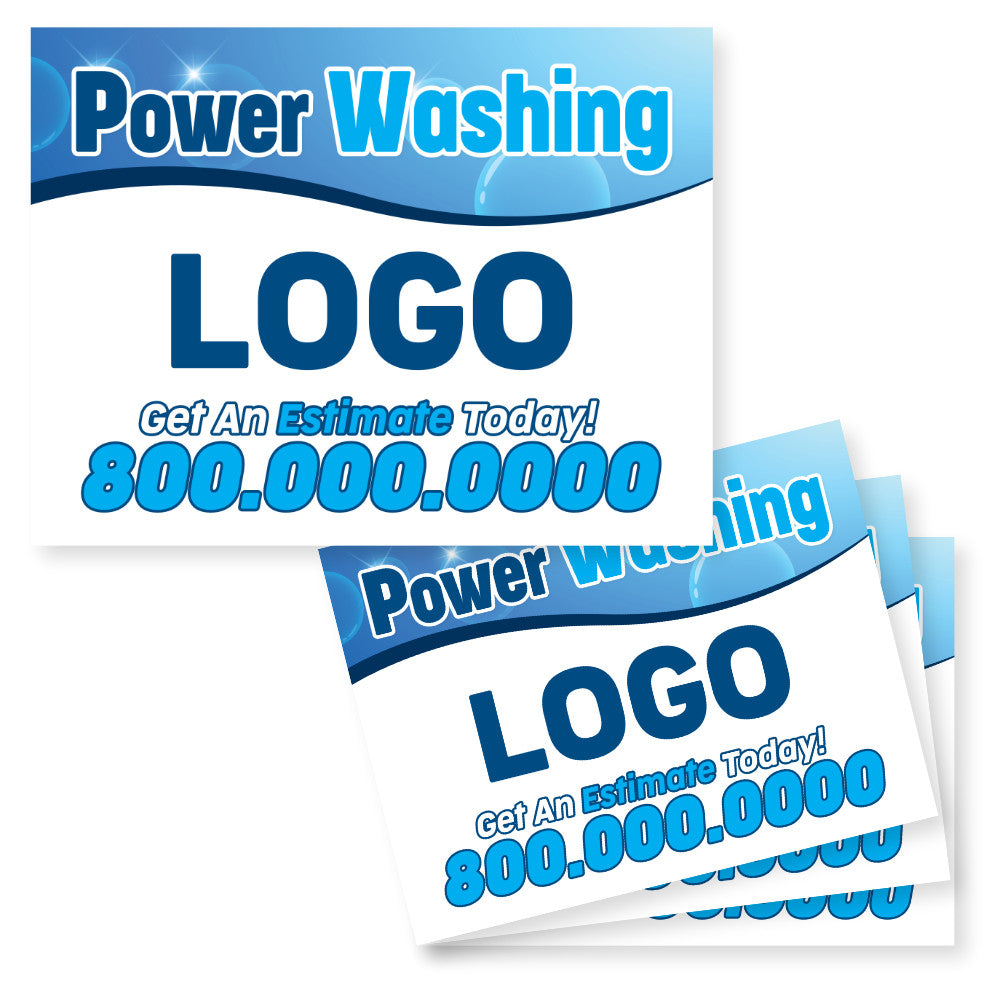 Pressure Washing Yard Signs - Power Washing Yard Sign Design ...