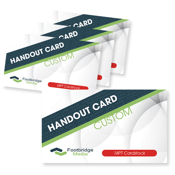 Custom Designed Handout Cards - High Quality Print Services ...