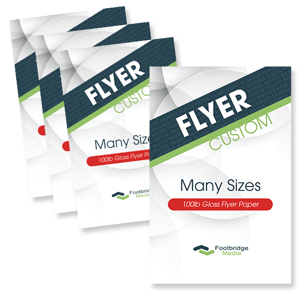 Custom Designed Flyer Printing | Flyer Print Designs – Footbridge Marketing