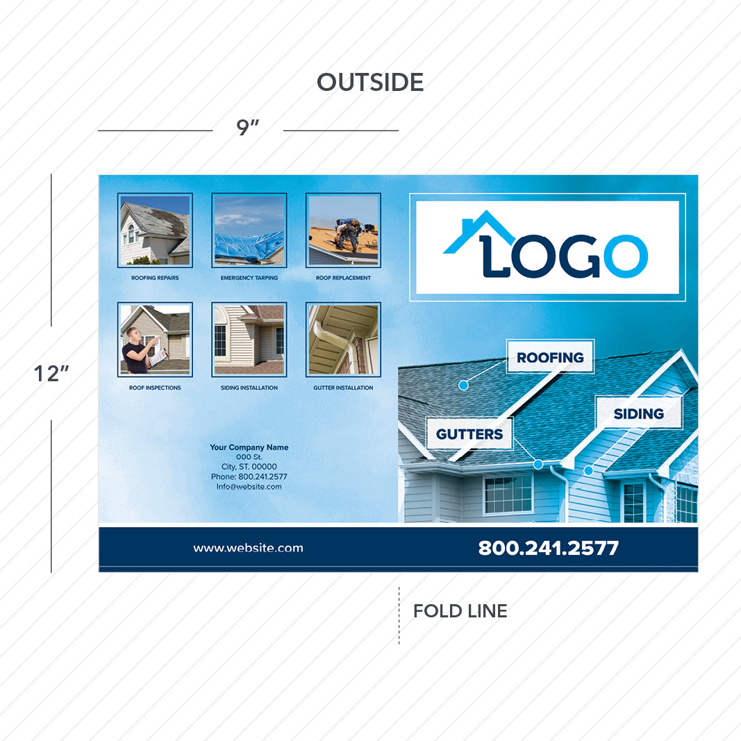 Roofing Contractor Presentation Folders - Design Print Service ...