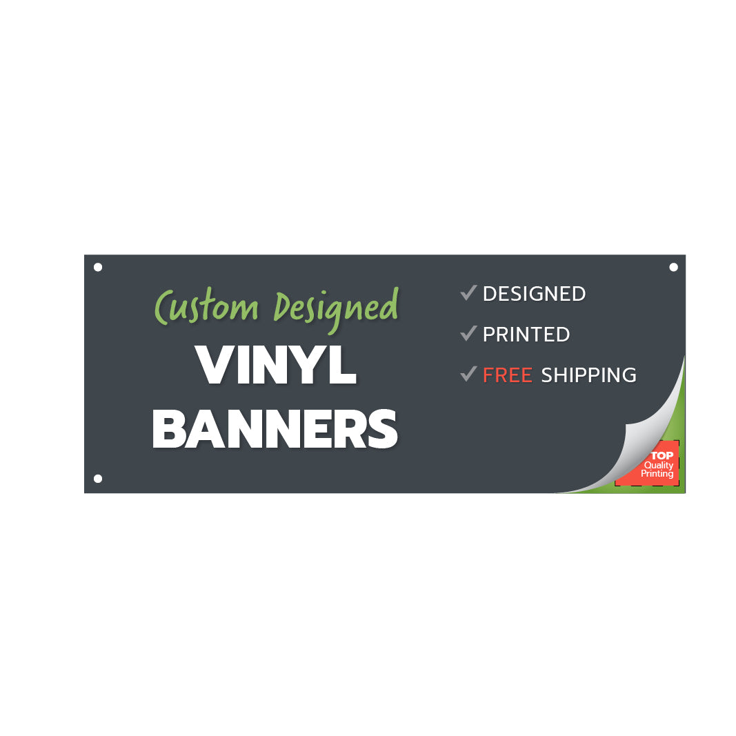 Custom Designed Yard Signs - Full Color Print - FREE Shipping ...